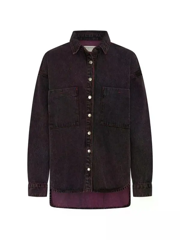 ONETEASPOON Daria Denim Shacket - Pink