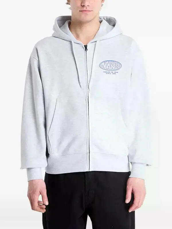 VANS World Tour Zip-up Hoodie - Grey