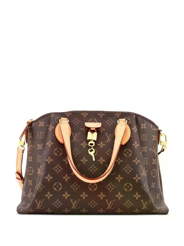 LOUIS VUITTON Rivoli Monogram Canvas Mm Satchel - Brown