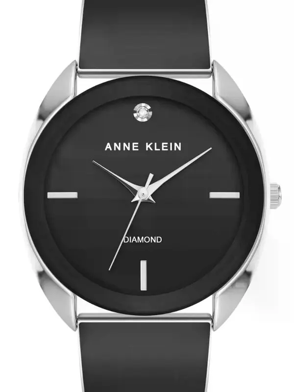 Anne Klein 34mm Bangle Watch - Black