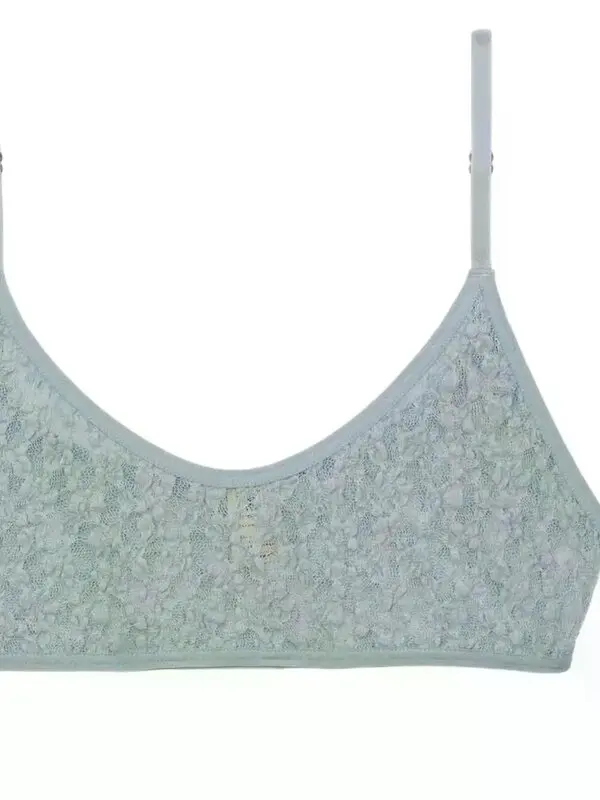 BASERANGE Musial Lace-patterned Triangle Bra