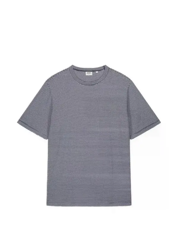 Hartford Striped Cotton T-shirt - Blue