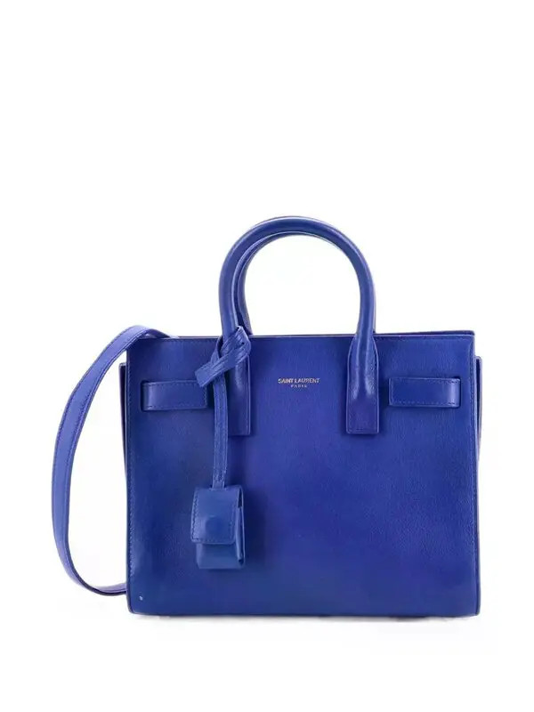 Saint Laurent Sac De Jour Bag Leather Nano Tote Bag
