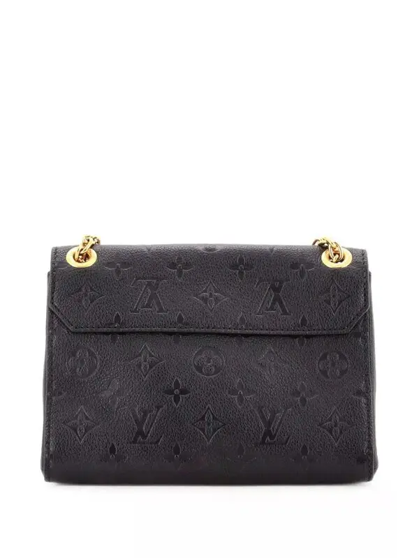LOUIS VUITTON Vavin Handbag Monogram Empreinte Leather Bb Crossbody Bag - Black