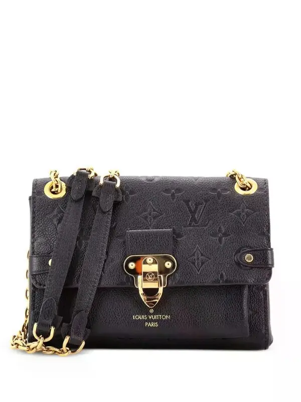 LOUIS VUITTON Vavin Monogram Empreinte Leather Bb Crossbody Bag - Black