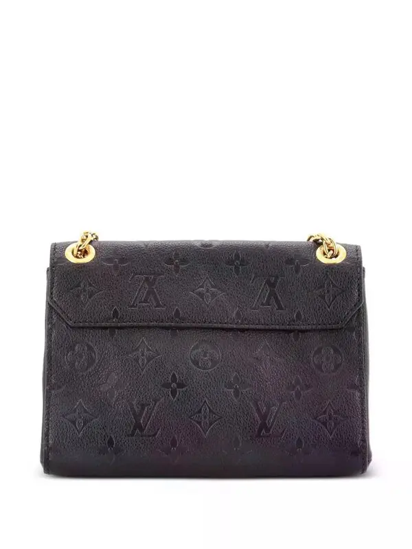 LOUIS VUITTON Vavin Monogram Empreinte Leather Bb Crossbody Bag - Black