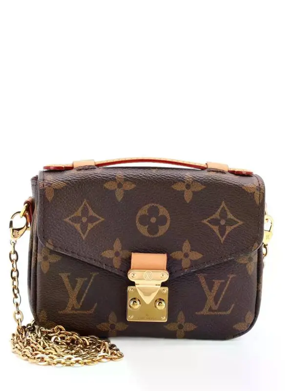 LOUIS VUITTON Micro Metis Monogram Canvas Crossbody Bag - Brown