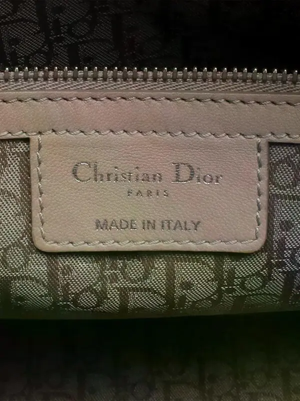 Dior Lambskin Cannage Lady Satchel - Neutrals