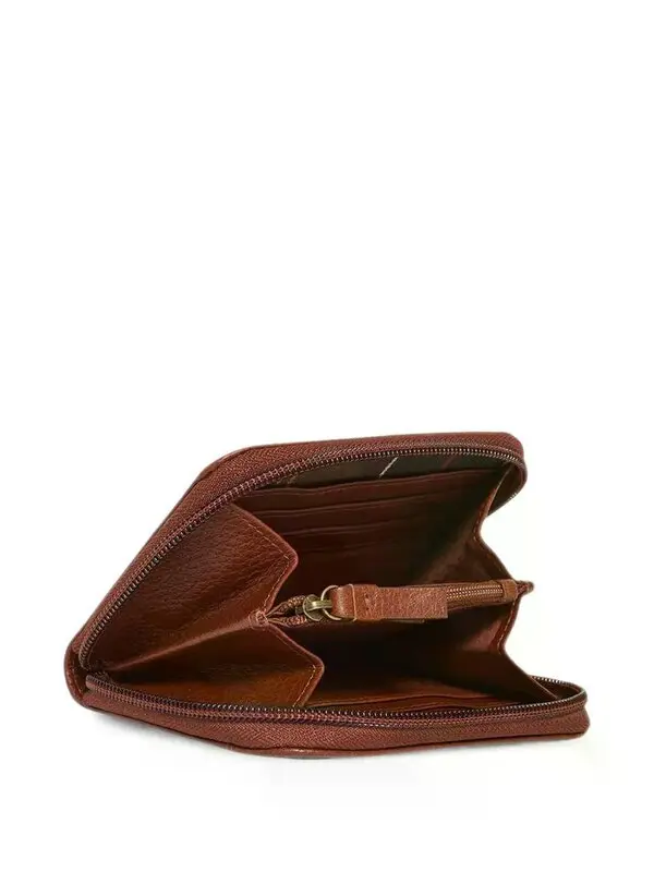 Barbour Tartan-panel Leather Wallet