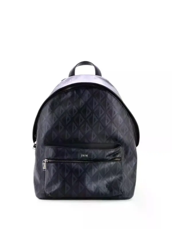 Dior Rider Cd Diamond Coated Canvas Large Backpack