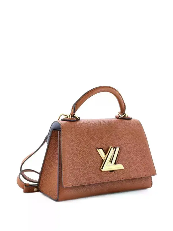 LOUIS VUITTON Twist One Handle Bag Taurillon Leather Pm Satchel