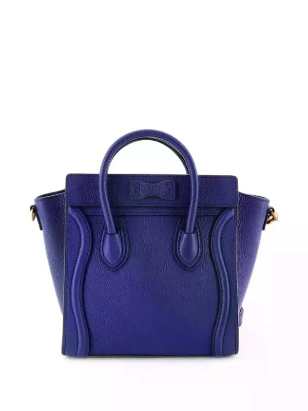 Celine Luggage Bag Grainy Leather Nano Crossbody Bag