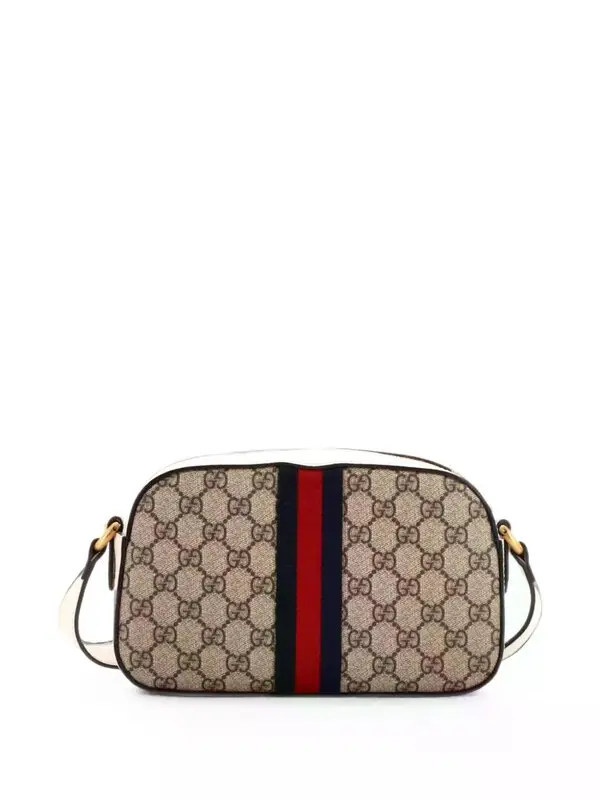 Gucci Ophidia Gg Coated Canvas Camera Bag - Neutrals