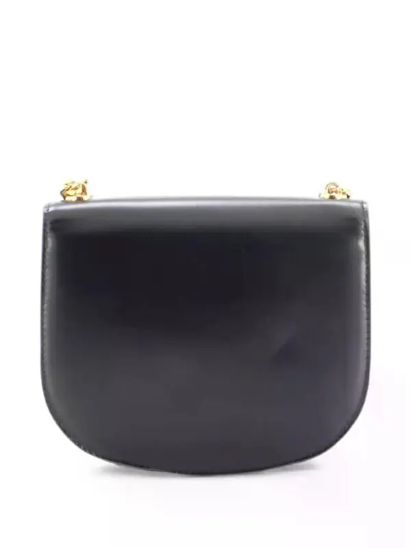 Celine Triomphe Besace Clea Chain Flap Bag Leather Shoulder Bag