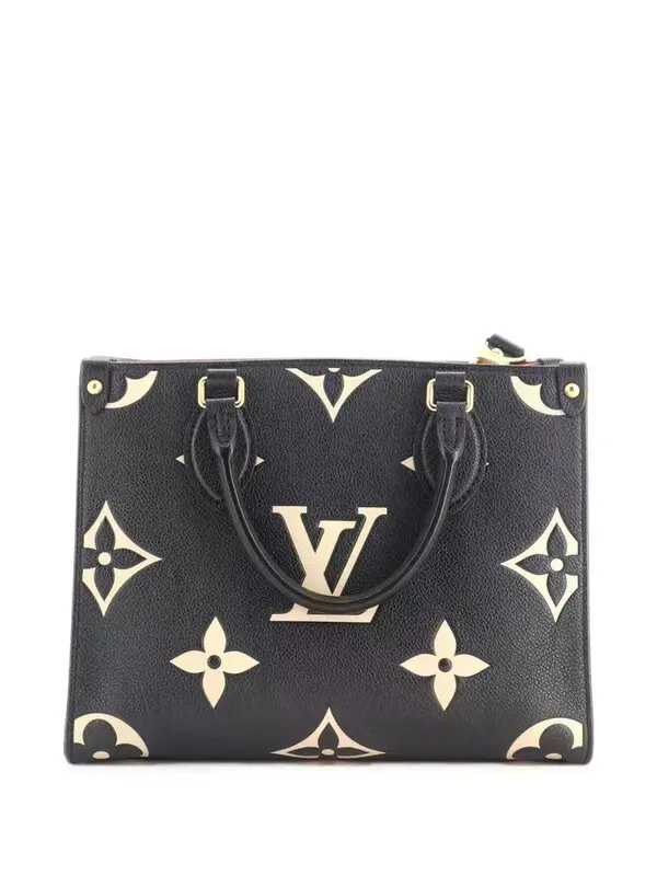 LOUIS VUITTON Onthego Bicolor Monogram Empreinte Giant Pm Tote Bag