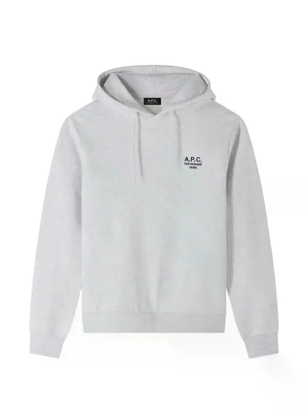 A.p.c. Logo-embroidered Drawstring Hoodie