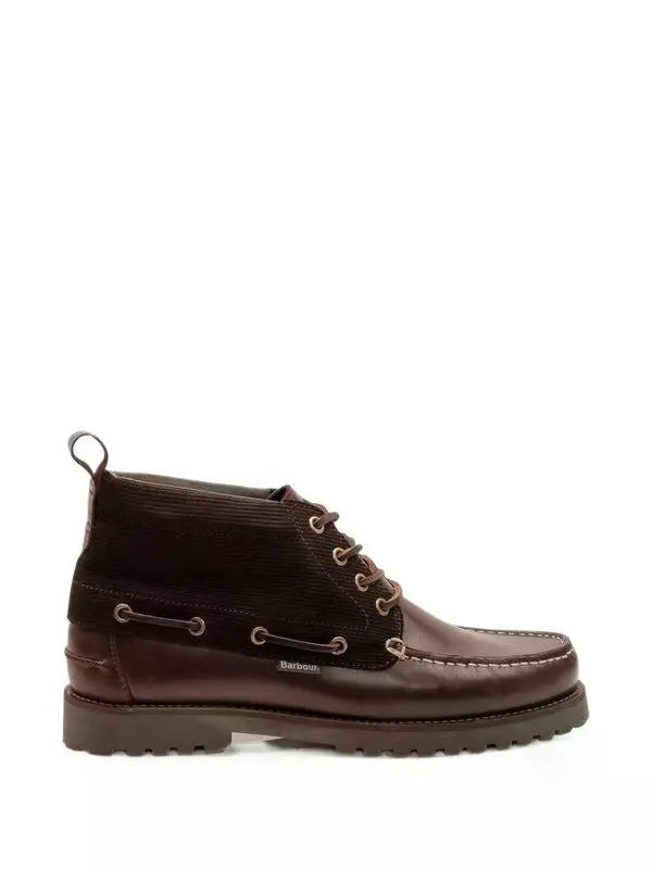Barbour Harle Chukka Cord-panelled Chukka Boots - Brown