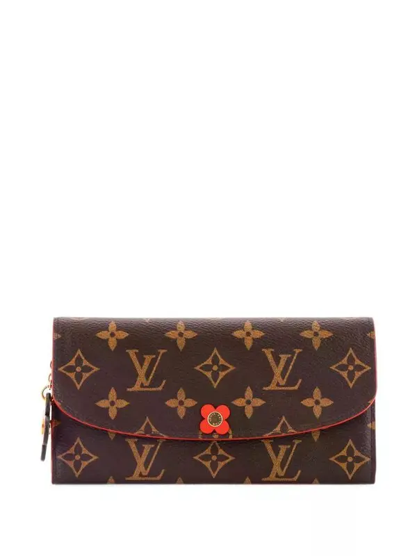 LOUIS VUITTON Emilie Wallet Limited Edition Blooming Flowers Monogram Canvas Small Wallets