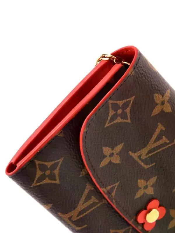 LOUIS VUITTON Emilie Wallet Limited Edition Blooming Flowers Monogram Canvas Small Wallets