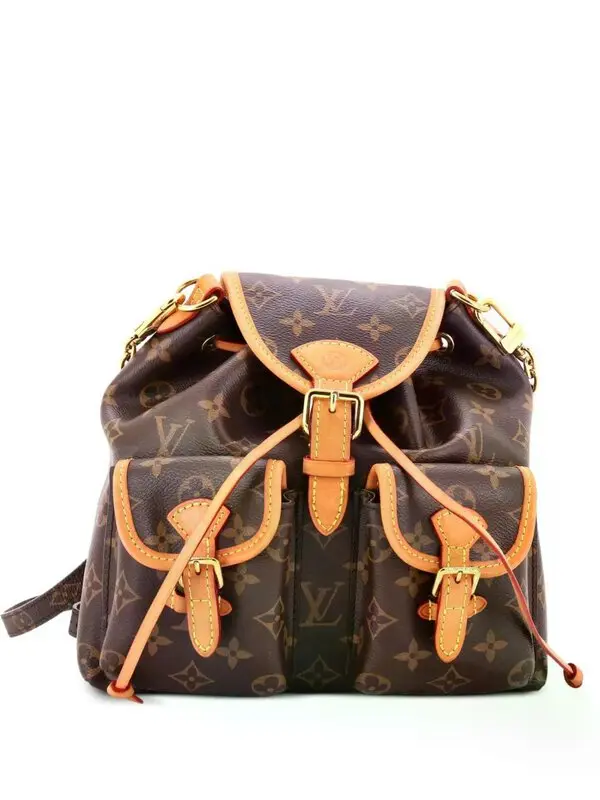 LOUIS VUITTON Monogram Canvas Pm Backpack - Brown
