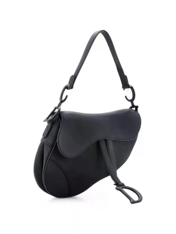 Dior Ultra Matte Saddle Handbag Leather Medium Shoulder Bag