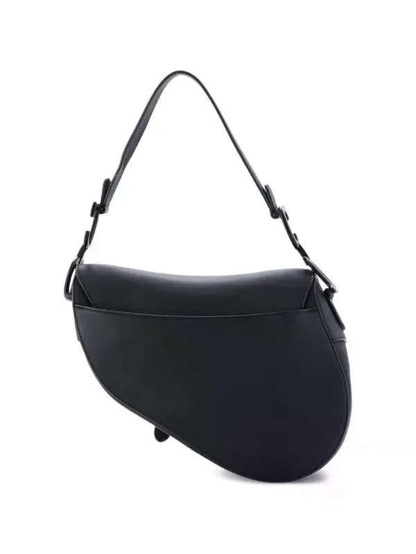 Dior Ultra Matte Saddle Handbag - Black