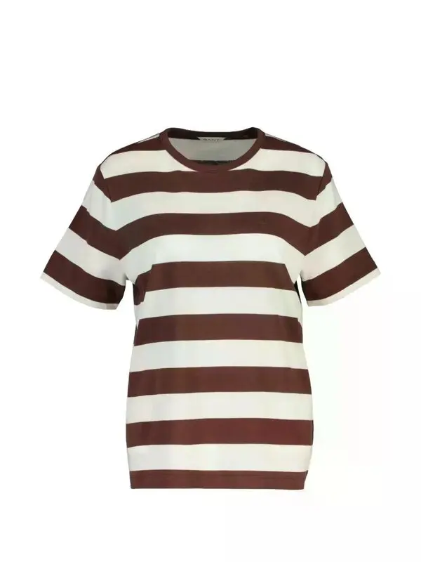 Gant Horizontal-stripe T-shirt - Brown