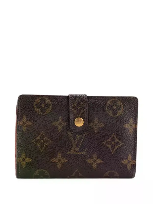 LOUIS VUITTON French Wallet Monogram Canvas Small Wallets - Brown