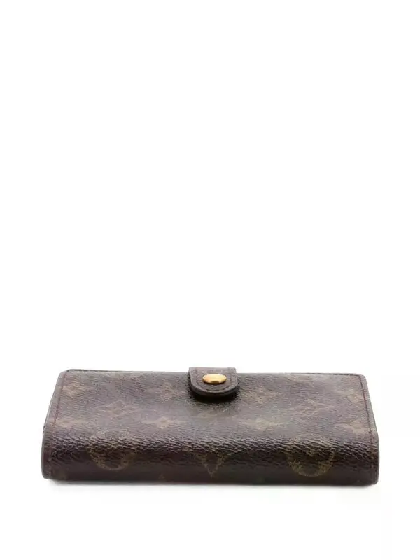 LOUIS VUITTON French Wallet Monogram Canvas Small Wallets