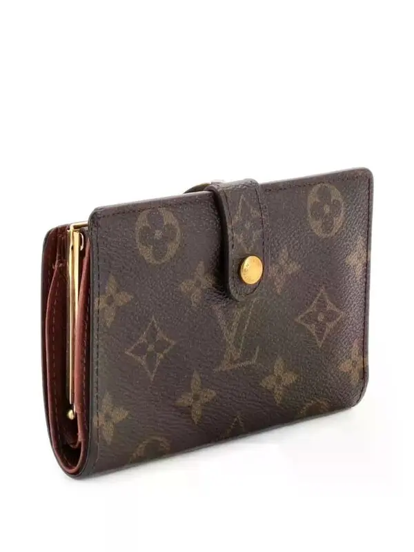 LOUIS VUITTON French Wallet Monogram Canvas Small Wallets