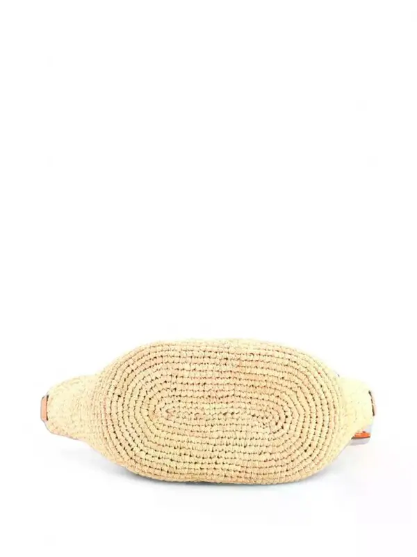 Loewe Pochette Woven Raffia Crossbody Bag