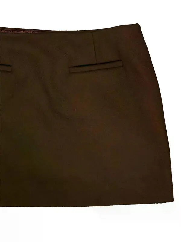 Casablanca Embroidered Wool-blend Skirt
