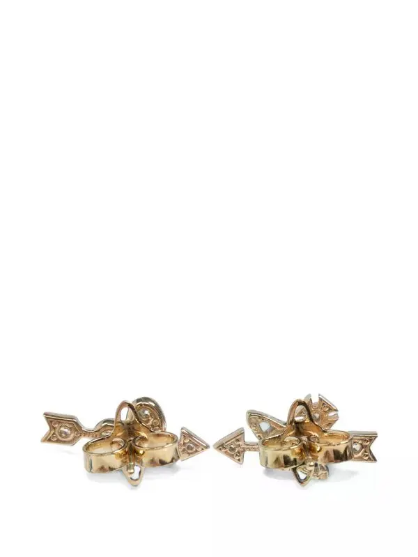 VIVIENNE WESTWOOD Orb Heart Arrow Earrings