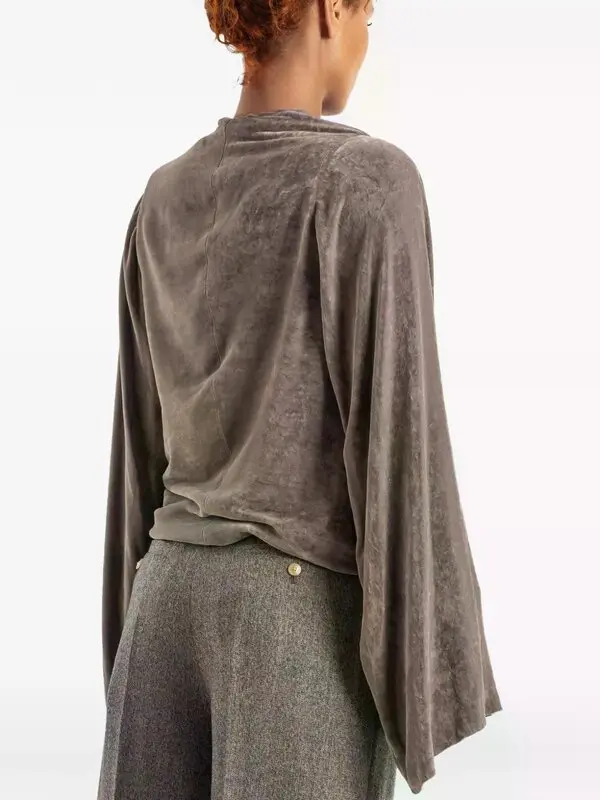 Rick Owens Twisted-detail Long-sleeve Top