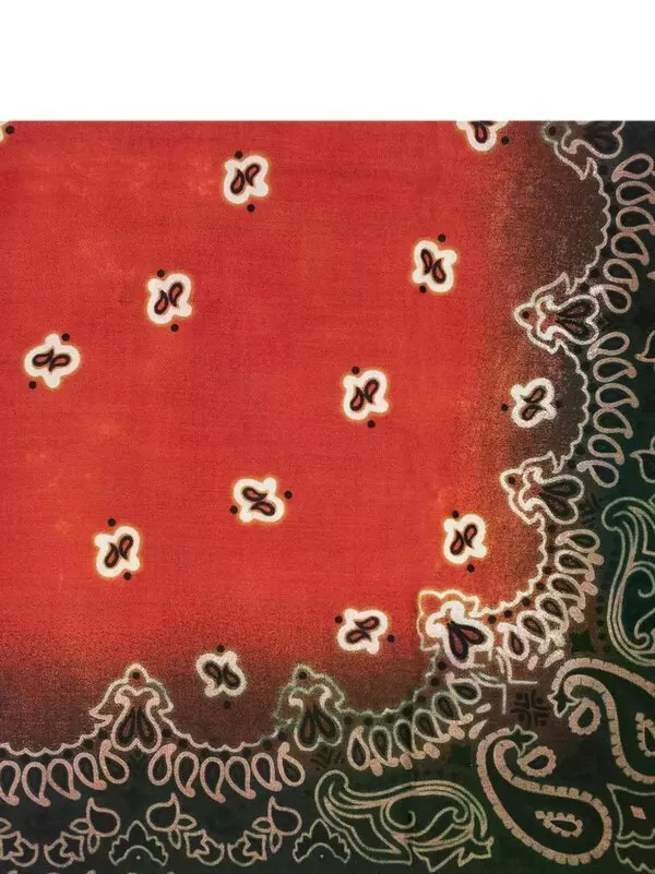 Destin Jil Paisley-print Wool Scarf