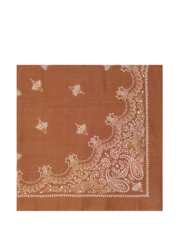 Destin Judy Paisley-print Bandana - Brown