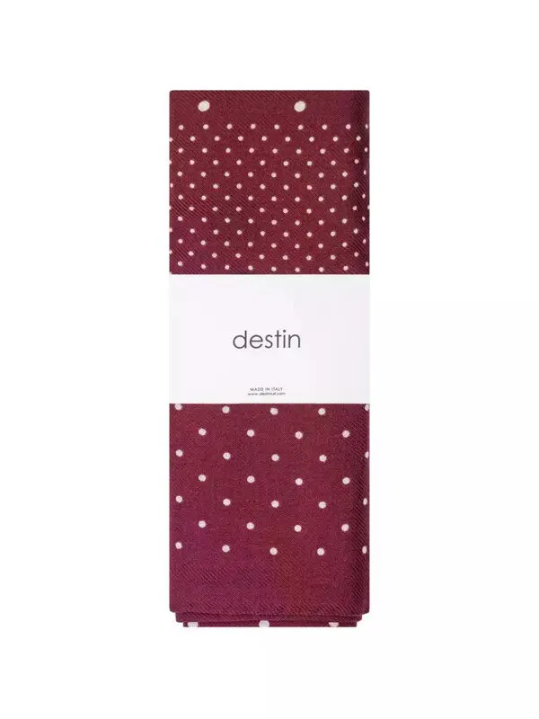 Destin Judy Polka-dot Scarf - Red