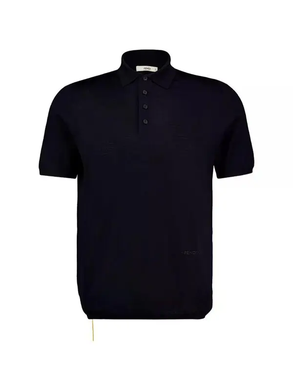 Fendi Short-sleeve Polo Shirt - Blue