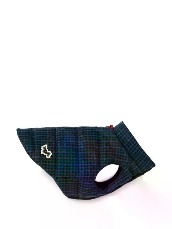 POLDO DOG COUTURE Lake Trail Reversible Checked Dog Coat