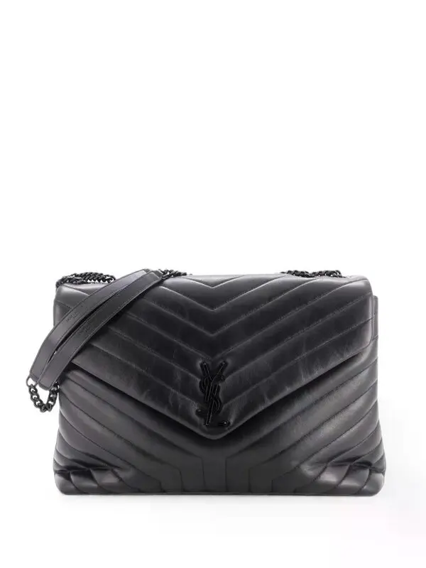 Saint Laurent Loulou Matelasse Chevron Leather Shoulder Bag