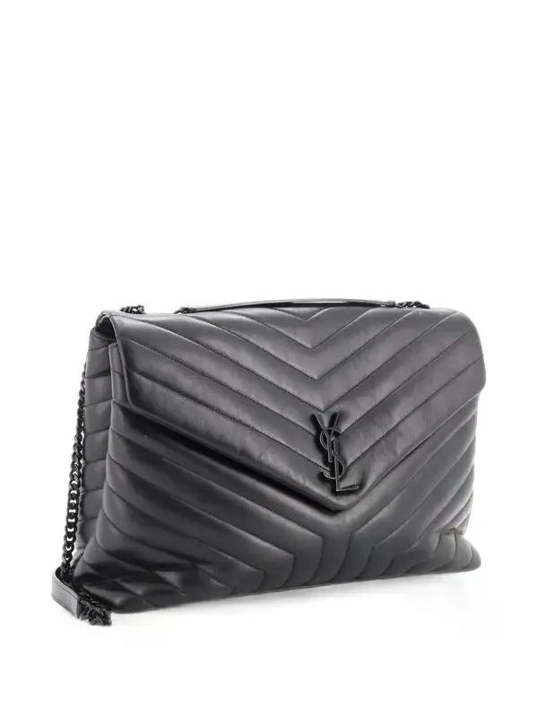 Saint Laurent Loulou Matelasse Chevron Leather Shoulder Bag