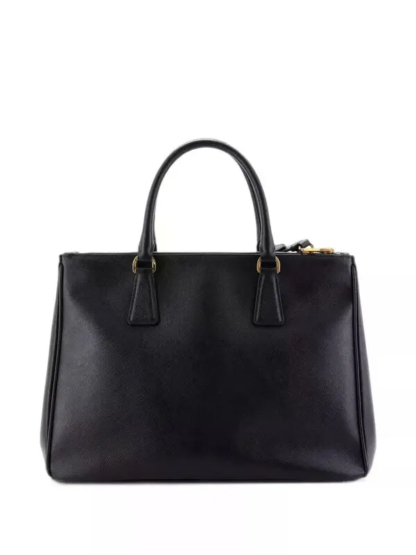 Prada Double Zip Lux Saffiano Leather Large Tote Bag