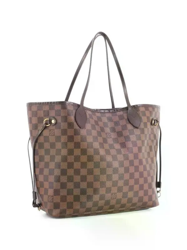 LOUIS VUITTON Neverfull Mm Damier Tote Bag - Brown