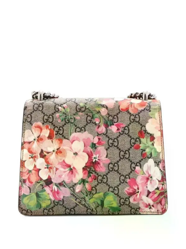 Gucci Dionysus Bag Blooms Print Gg Coated Canvas Mini Shoulder Bag - Red