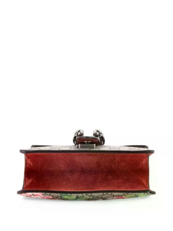 Gucci Dionysus Blooms Print Gg Coated Canvas Mini Shoulder Bag - Red