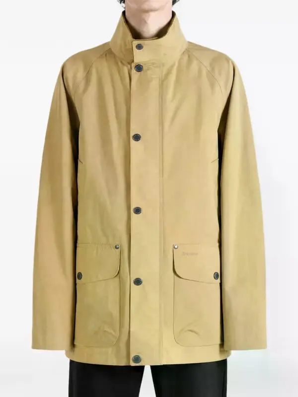 Barbour Modern Bedale High-neck Raglan-sleeve Jacket - Neutrals
