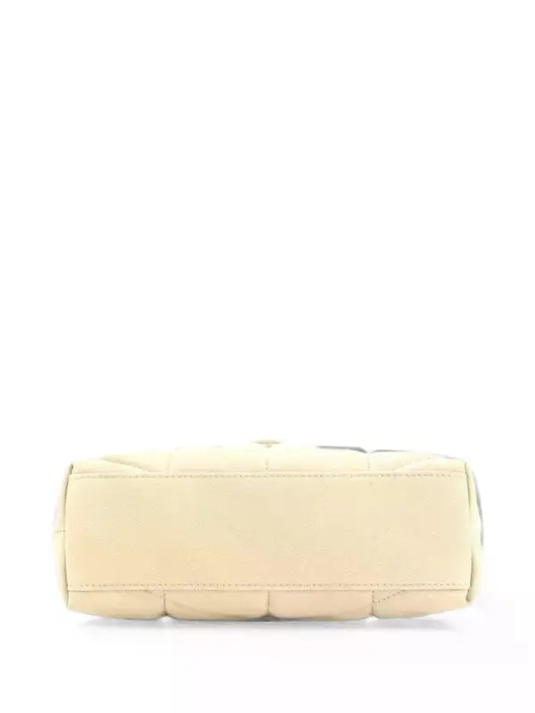 Saint Laurent Loulou Puffer Quilted Canvas Mini Shoulder Bag