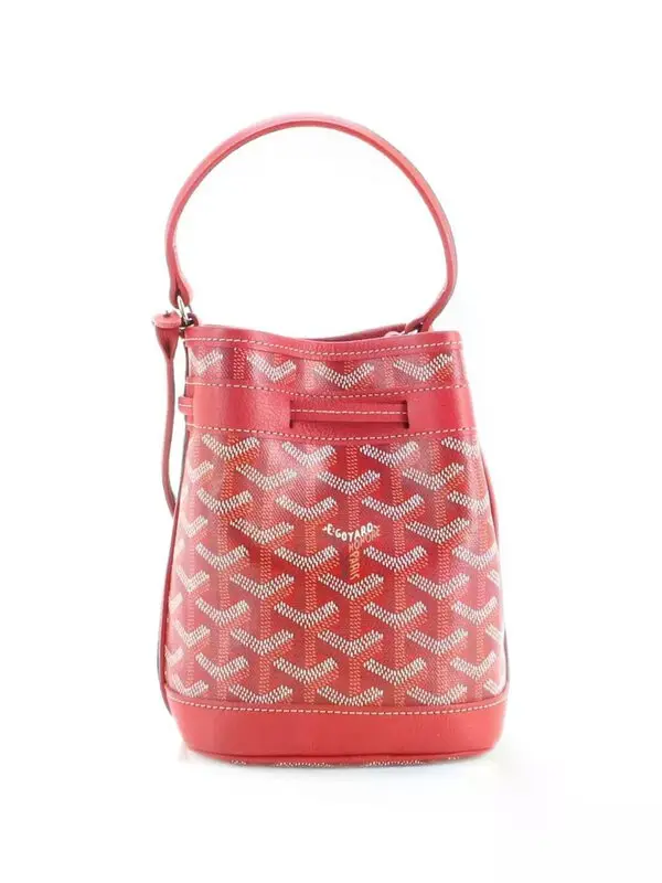 Goyard Petit Flot Coated Canvas Mini Bucket Bag