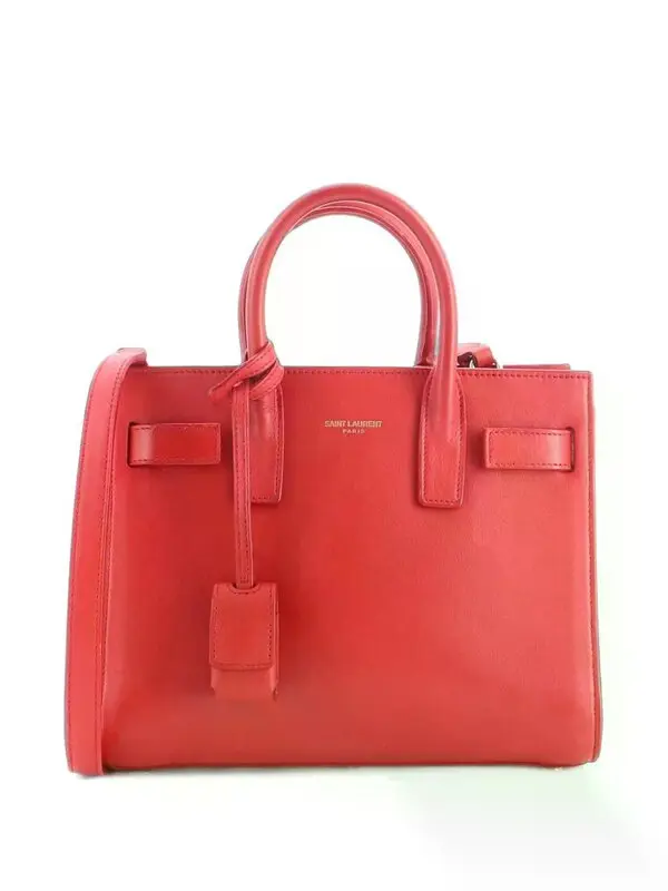 Saint Laurent Sac De Jour Bag Leather Nano Tote Bag