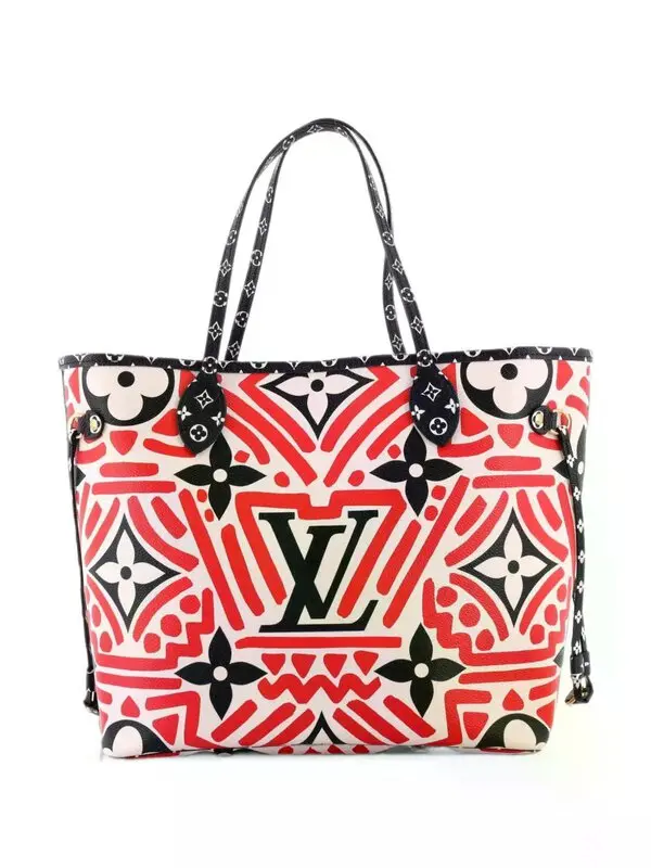 LOUIS VUITTON Neverfull Nm Limited Edition Crafty Monogram Giant Mm Tote Bag - Red